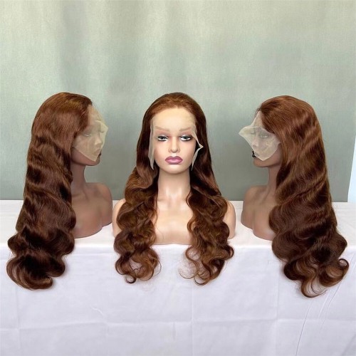 Chocolate Brown Wig | Colored Lace Front Wig | Trendy Fashion Wig ...