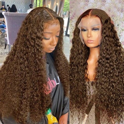 Chocolate Brown Wig | Colored Lace Front Wig | Trendy Fashion Wig ...