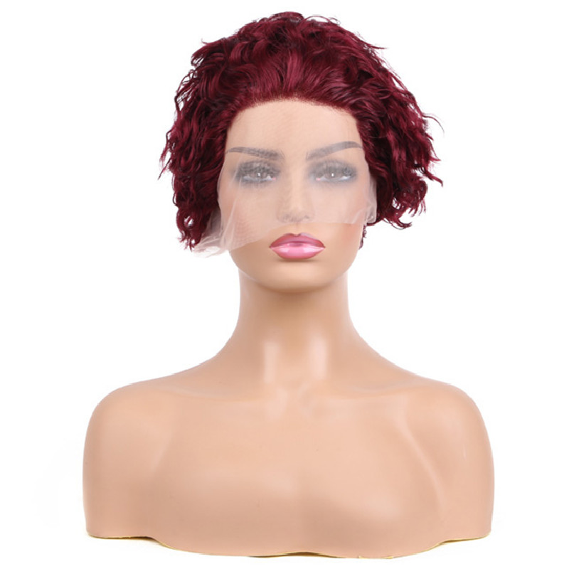 Curly Short Wig | Pixie Cut Wig |T Part Wig - Ms Lula Hair