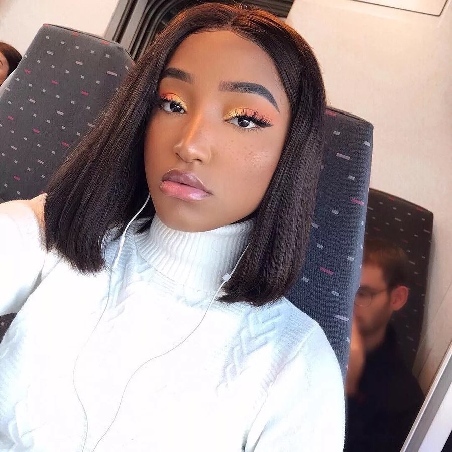 Straight BOB Wigs | Machine Made Lace Closure Wigs | 12A Quality Wig ...