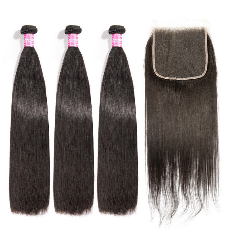 Straight Bundle | 6X6 Lace Closure | Virgin Hair | Cheap Lace Closure ...