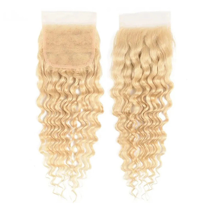 Deep Wave | 613 Blonde Hair | High Quality Lace Closure - MS Lula