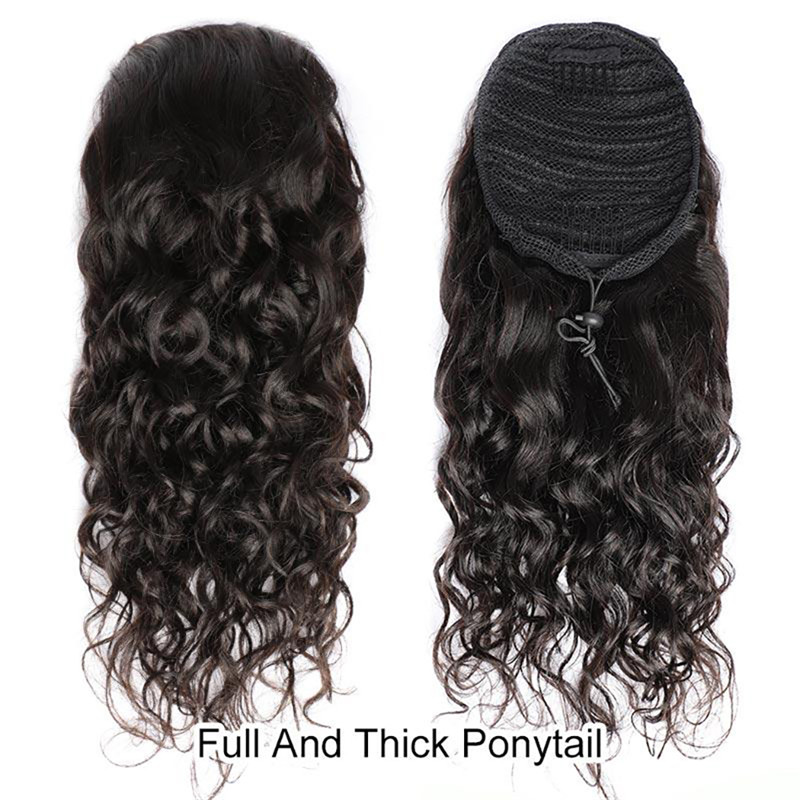 Drawstring Ponytail | Water Wave | Hair Extension - Ms Lula